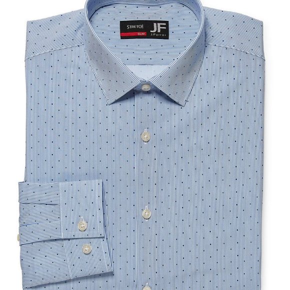 jf j.ferrar | Shirts | Jf Jferrar Mens Spread Collar Long Sleeve Easy ...